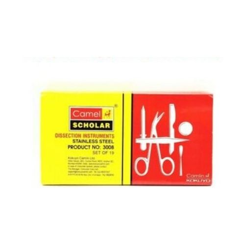 Camlin Scholar Dissection Stainless Steel Instruments Geometry Box (Mu ...