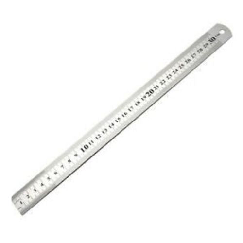 Metal Stainless Steel Ruler Metric Rigid Straight Edge for Measuring 3 ...