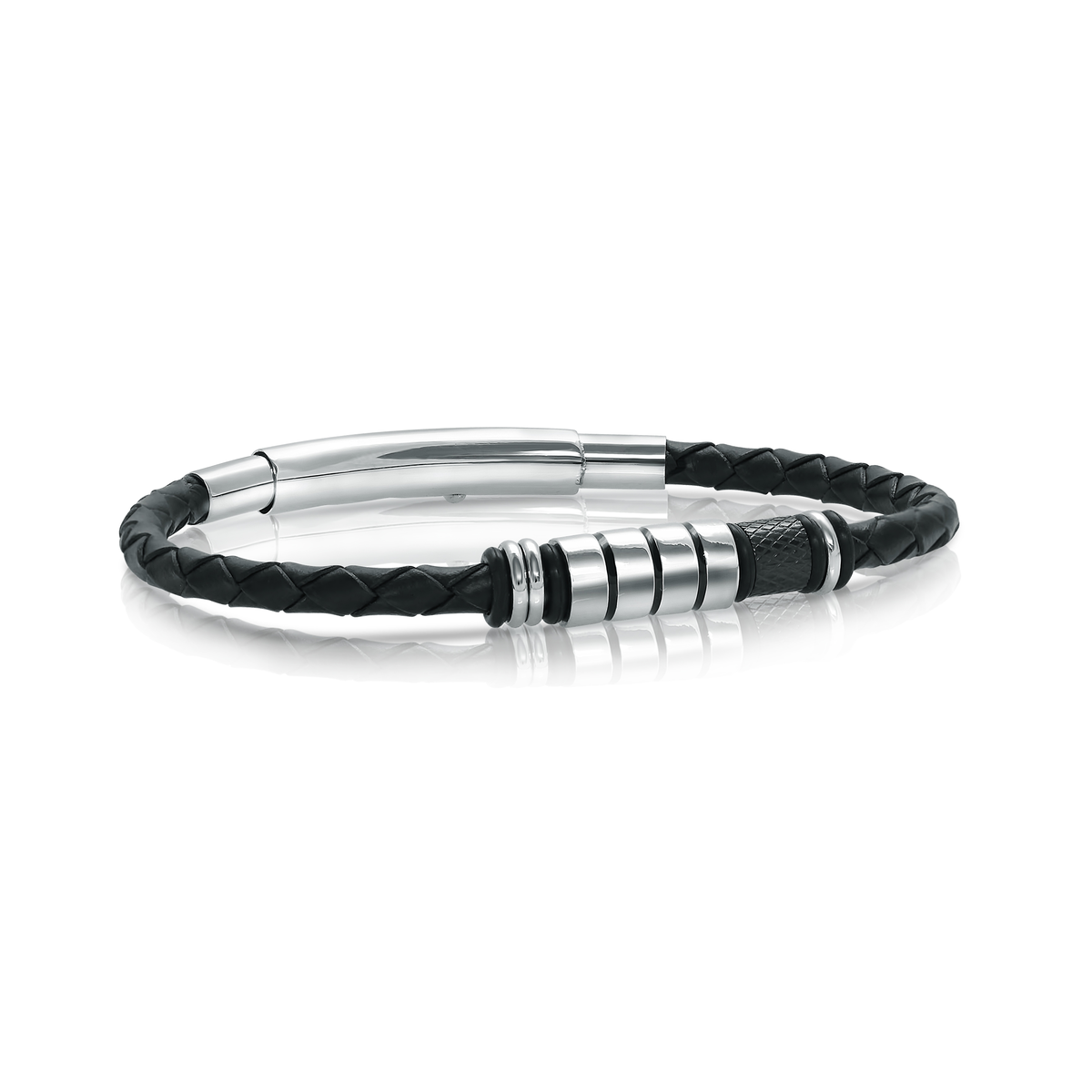 Italgem Steel Tribu Leather Bracelet – Gadget Lab Canada